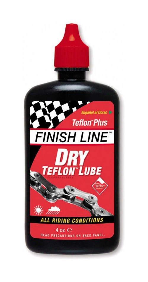 Olej do łańcucha FINISH LINE TEFLON PLUS 120ml IMP-Rowery